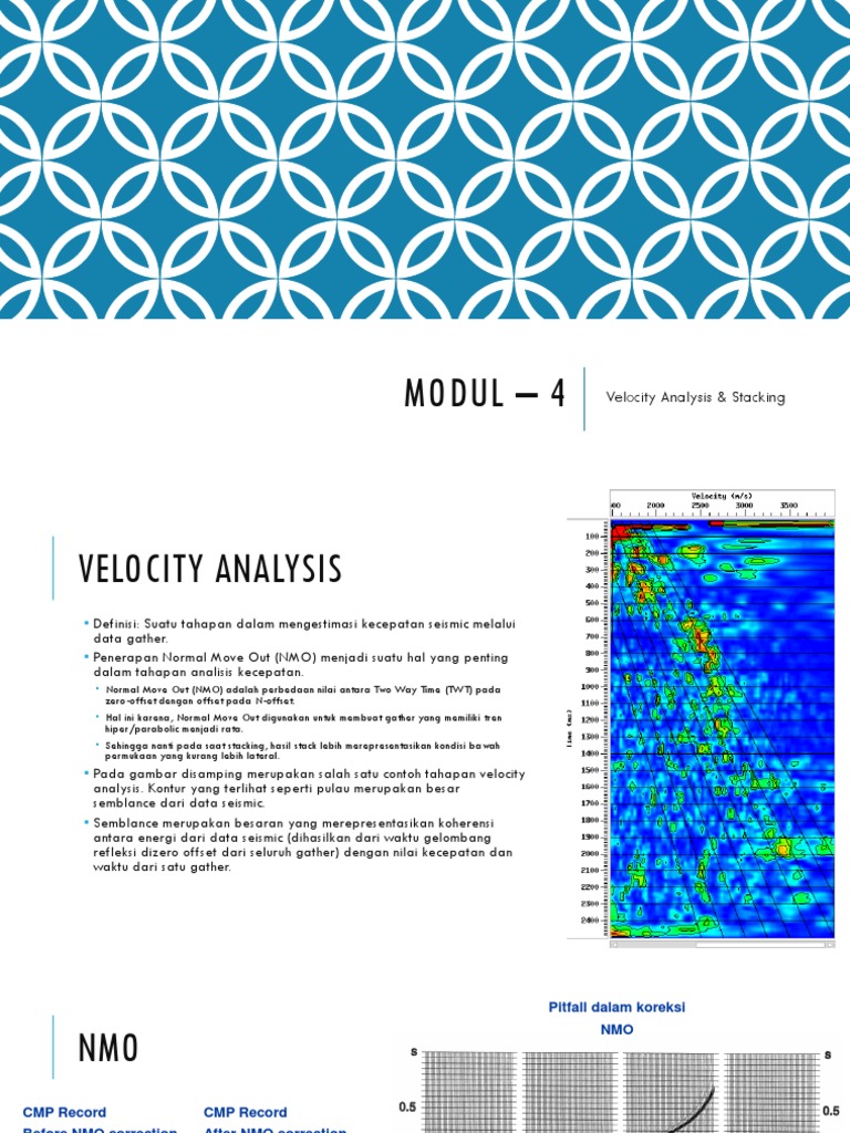 Analisis Kecepatan dan Stacking Seismik | PDF