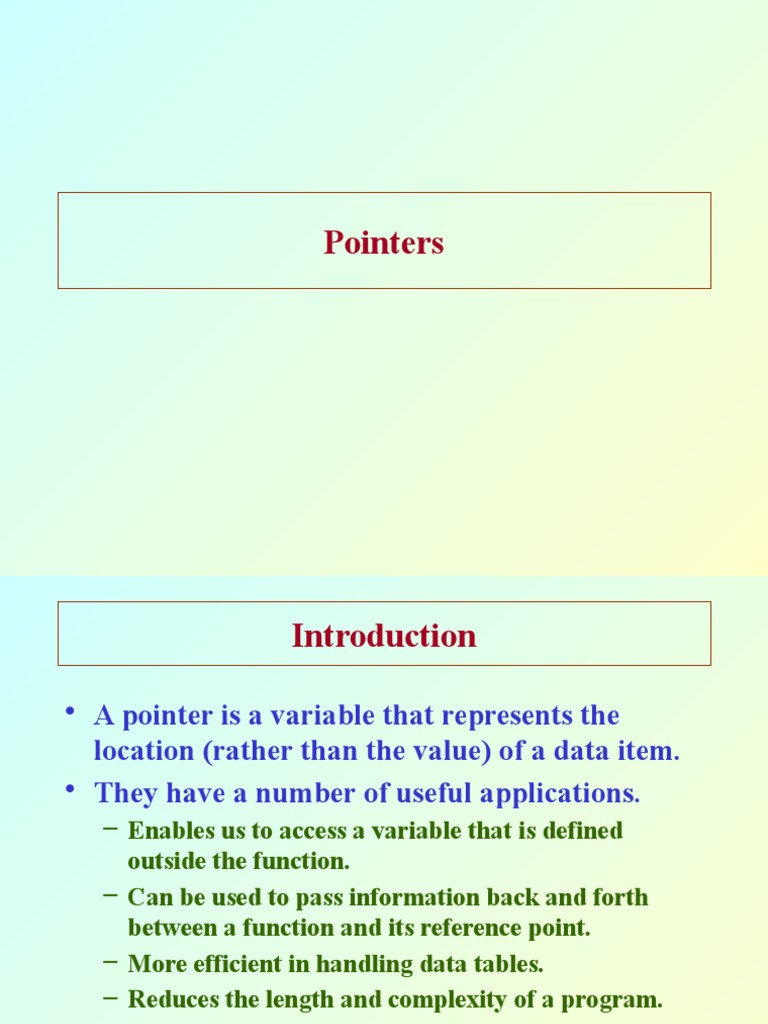Oop M03 Pdf Pointer Computer Programming Variable Computer Science 3250