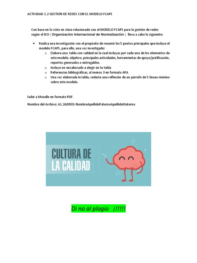 Análisis del modelo FCAPS para la gestión de redes | PDF