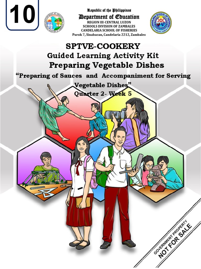Sptve-Cookery Preparing Vegetable Dishes: Guided Learning Activity Kit ...