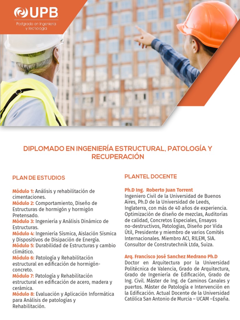 Diplomado Estructuras Upb | PDF | Hormigón | Ingeniería