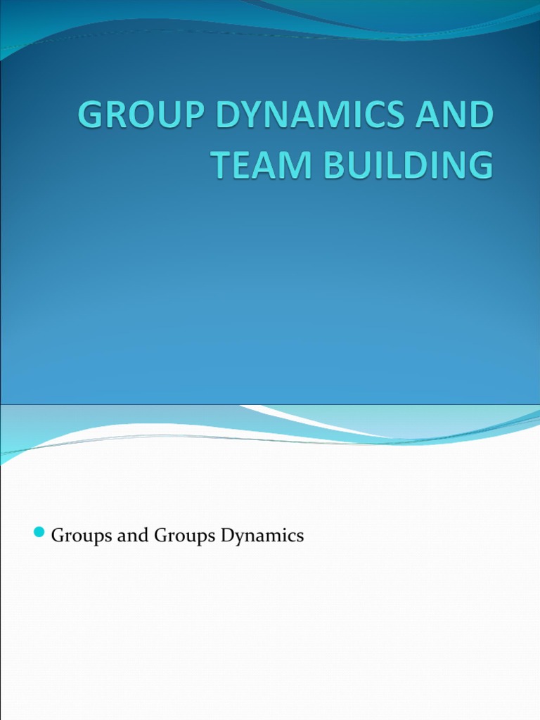 An Overview of Groups and Group Dynamics: Defining Groups, Formal vs ...