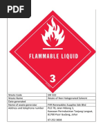 SW409 Waste Card | PDF | Waste | Water