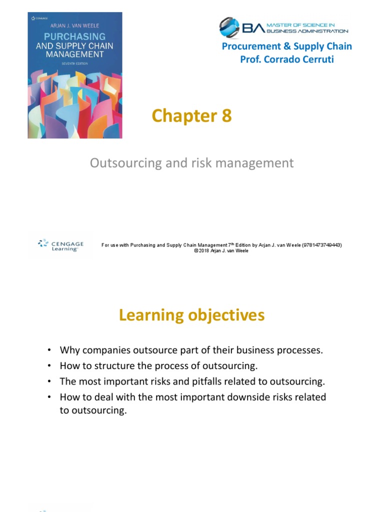 Outsourcing and Risk Management: Procurement & Supply Chain Prof ...