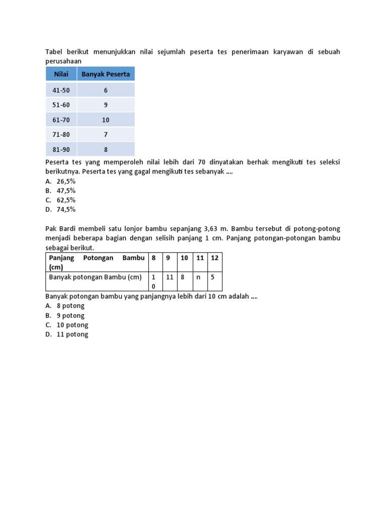 Soal PH Statistika | PDF