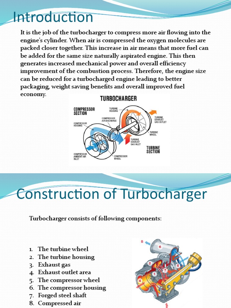 Turbocharger | Download Free PDF | Turbocharger | Engines