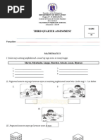 Kindergarten Quarter 2 Assessment | PDF