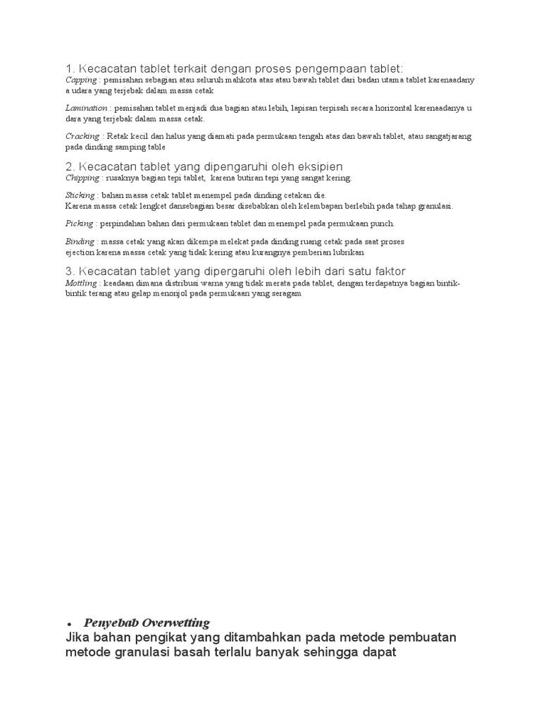 Kerusakan Tablet | PDF