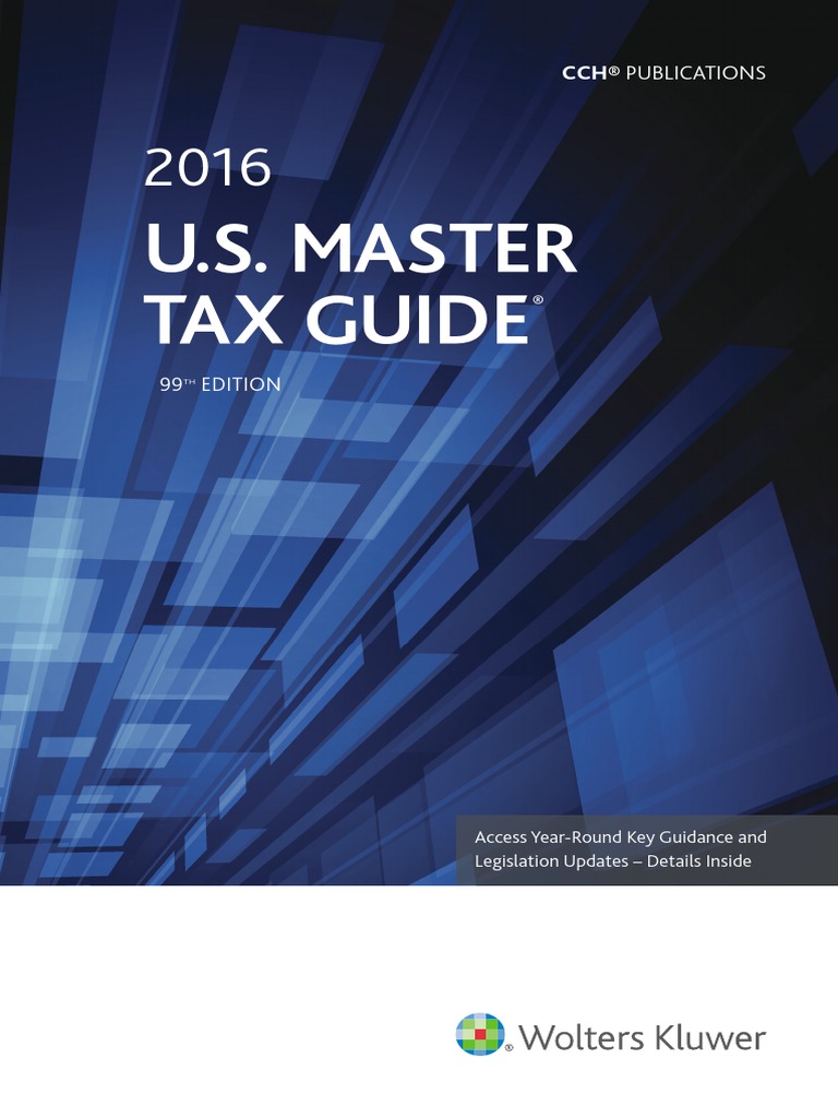 US Master Tax Guide (PDFDrive) | PDF | 401(K) | Alternative Minimum Tax