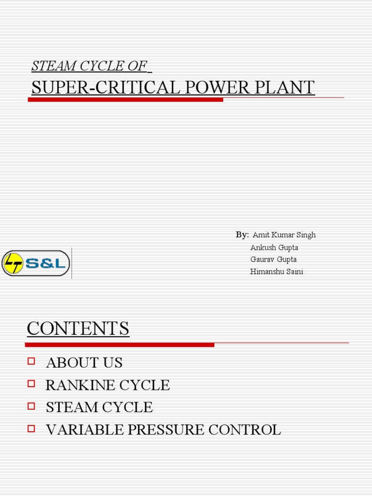 Supercritical Power Plant Steam Cycle | PDF | Boiler | Supercritical Fluid