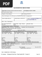 BGC Form - Idb Check | PDF | Background Check | Common Law