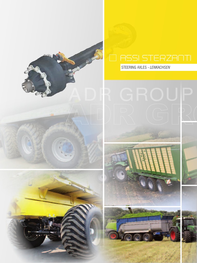 ADR - Steering Axles - Catalogue | PDF