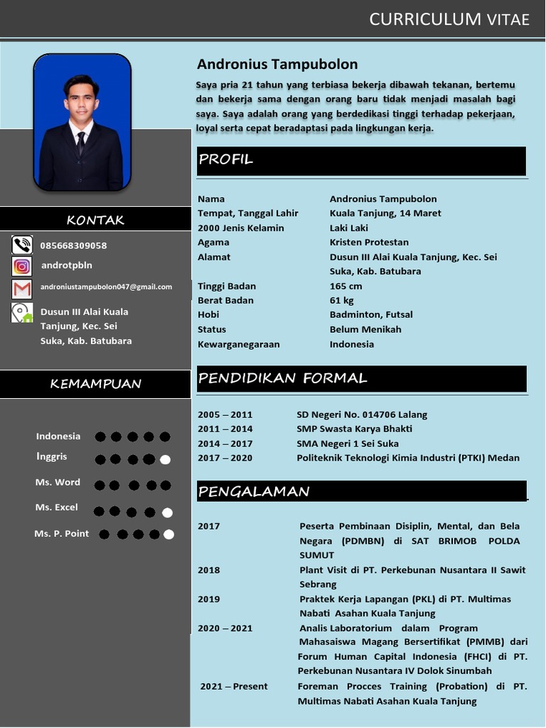 Application Letter To PT. Socimas Oleochemical | PDF