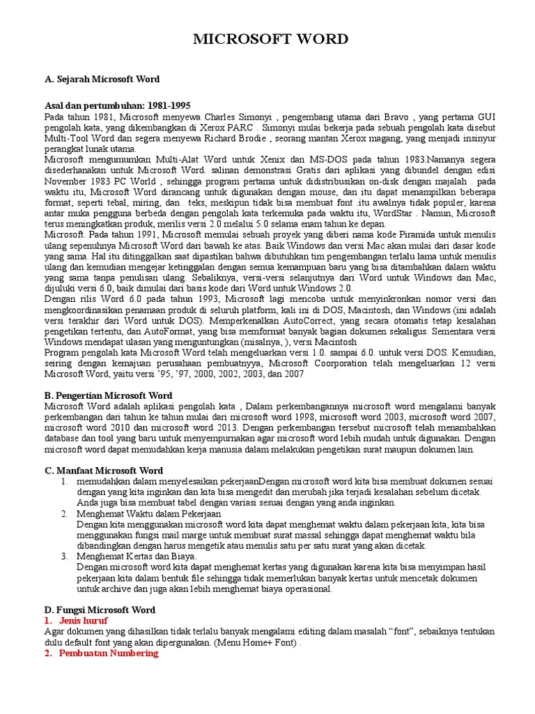 Artikel Microsoft Word | PDF