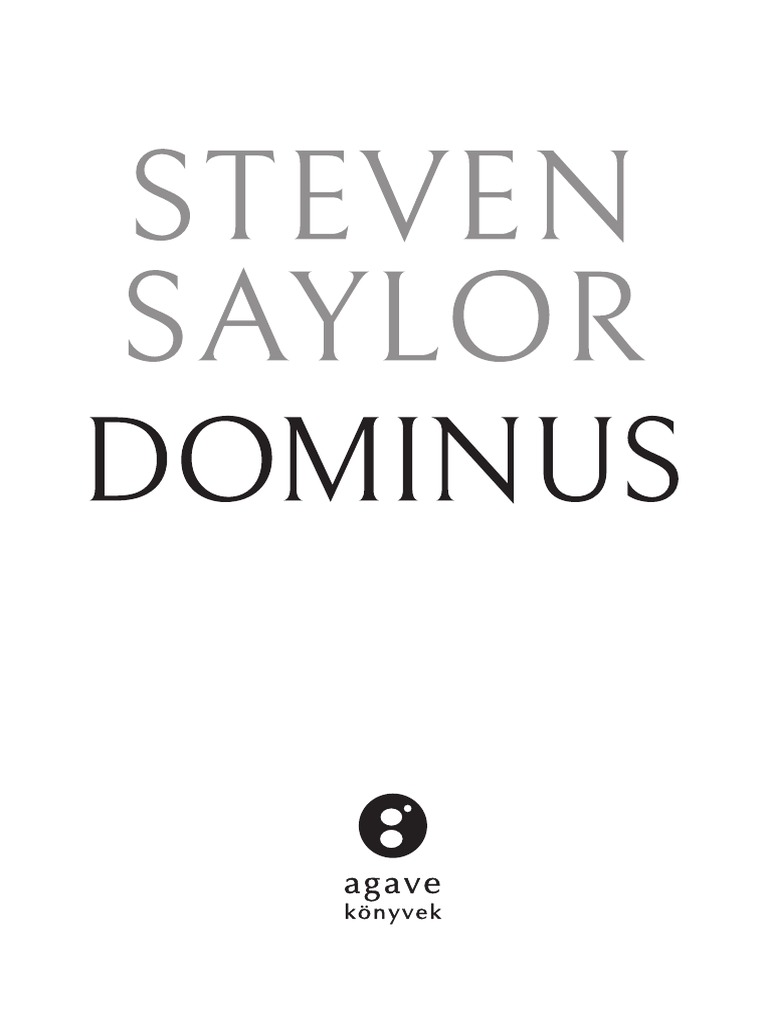 Steven Saylor: Dominus | PDF
