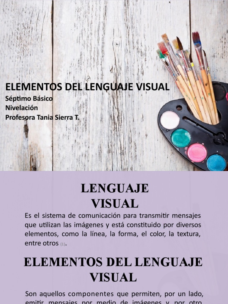 Elementos Del Lenguaje Visual | PDF | Color | Azul