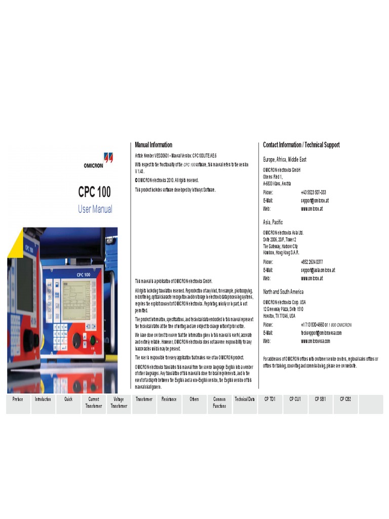 CPC 100 User Manual | PDF | Electrical Connector | Power Supply