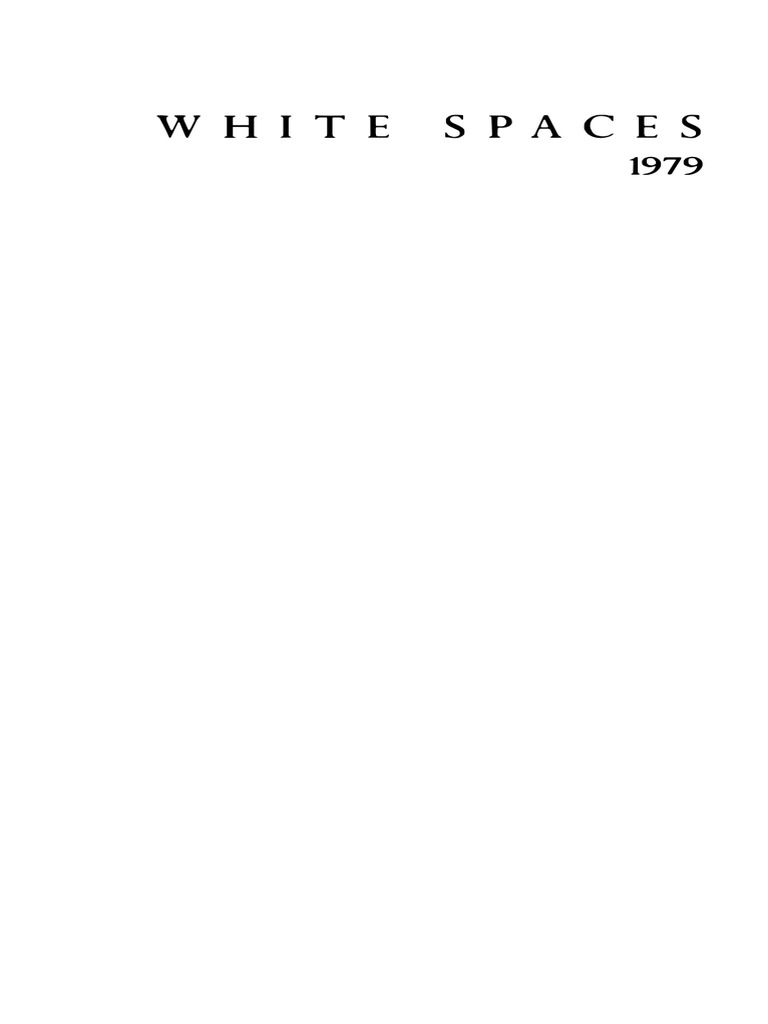 Auster White Spaces | PDF | Silence | Falsifiability