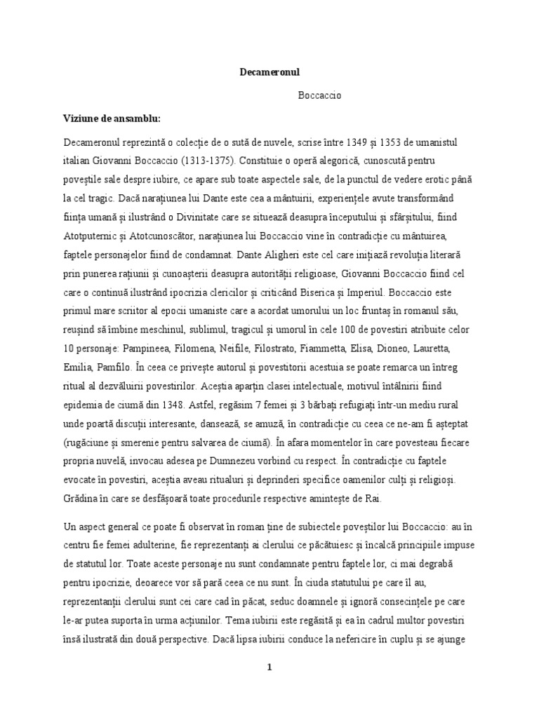 Decameron Ul | PDF | The Decameron | Italian Renaissance