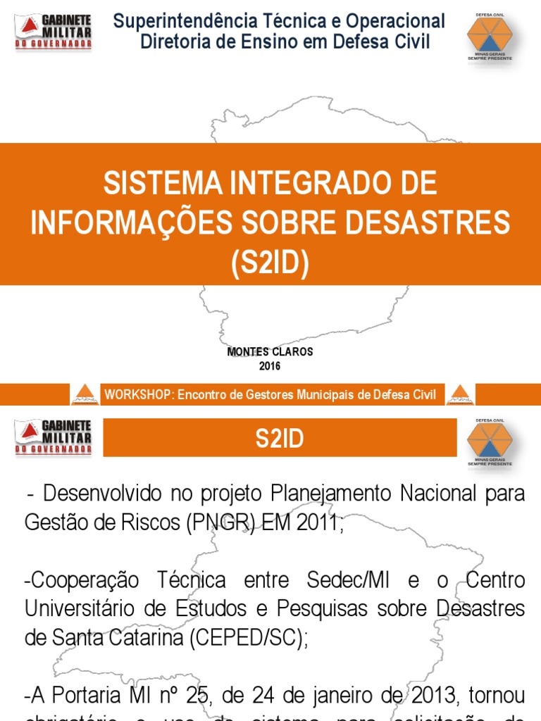 S2ID Workshop Atualizado 29 de Junho 2016 | PDF