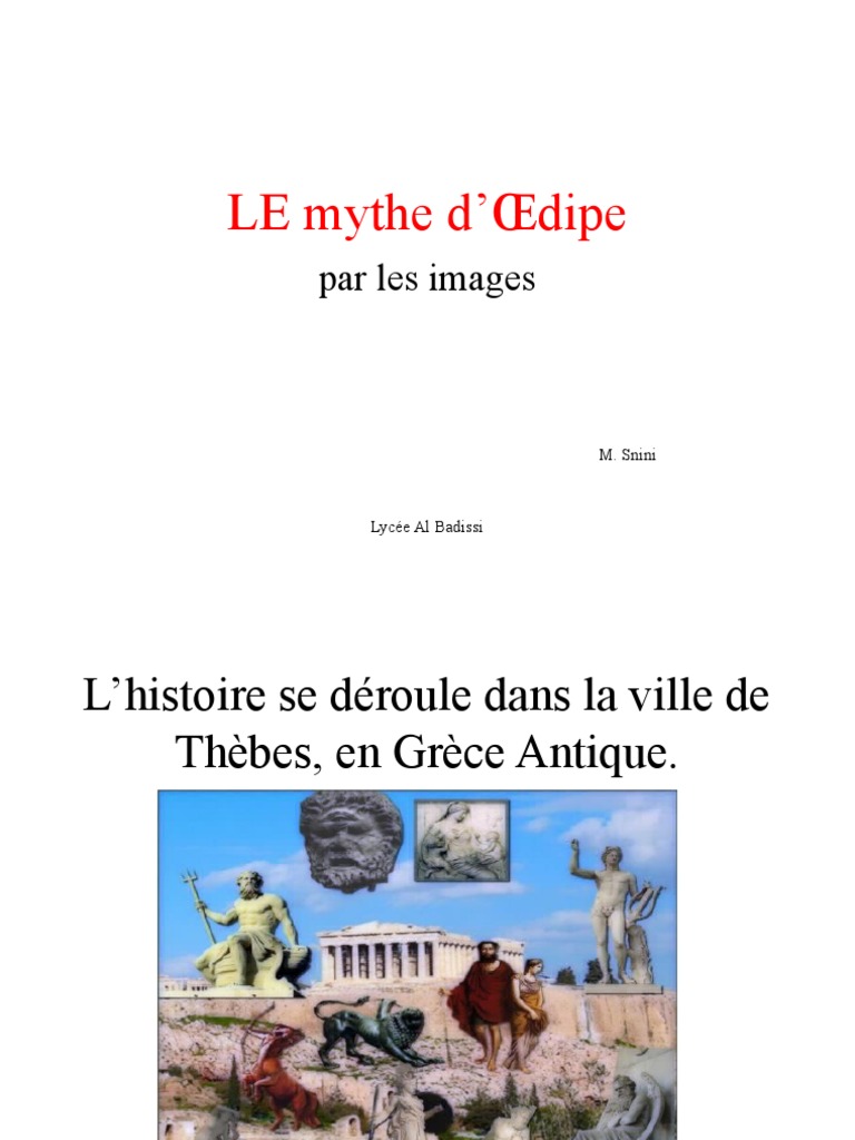 Le Mythe D Oedipe | PDF