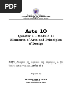 Quarter 2 Lesson 1 in Arts 10 | PDF