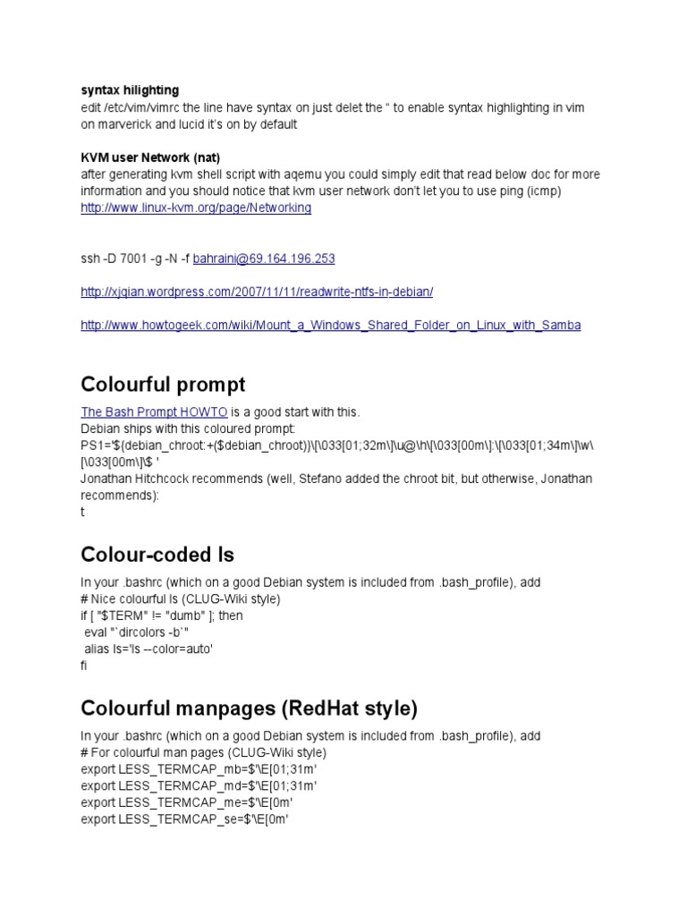 My Tips On Ubuntu | PDF | Unix Variants | Unix Software