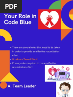 Code Blue Protocol | PDF | Cardiopulmonary Resuscitation | Health Care