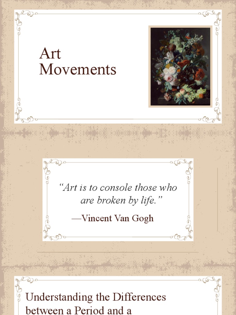 Art Movements PPT Summary | PDF | Expressionism | Abstract Art