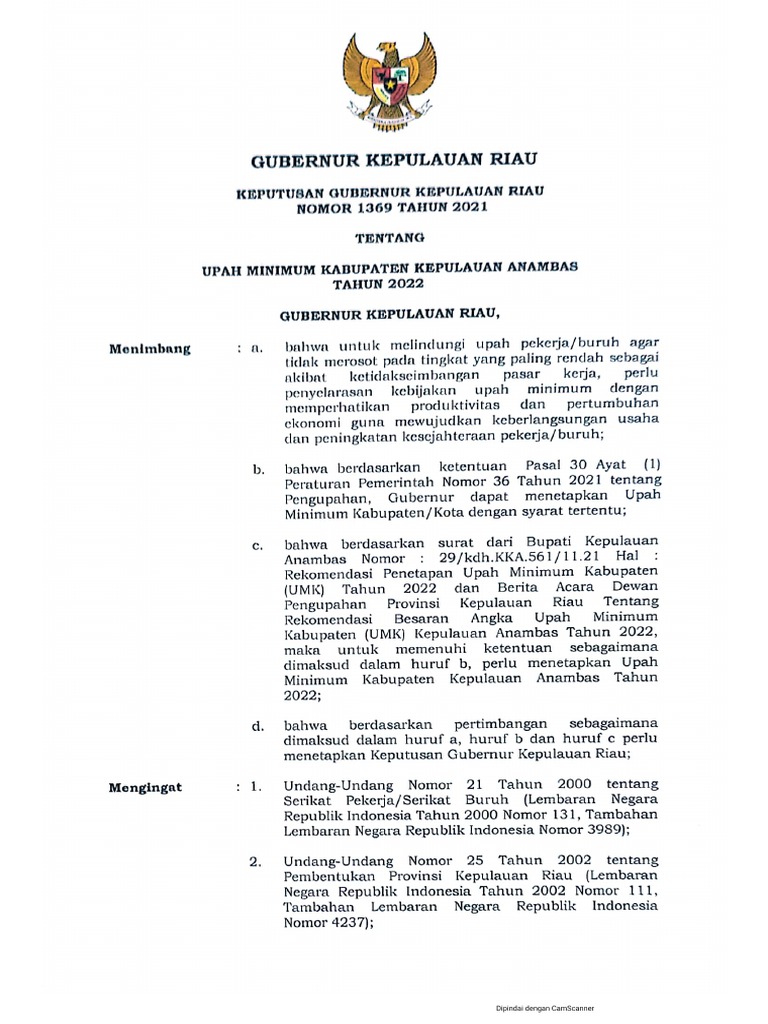 UMK Anambas 2022 | PDF