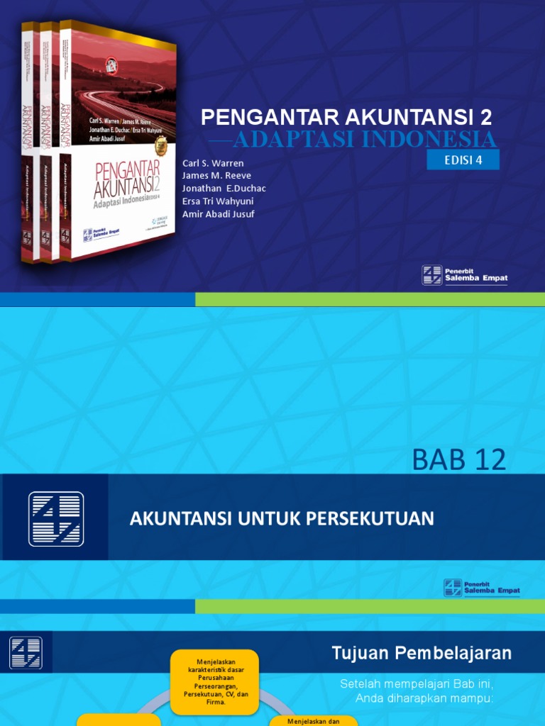 Bab 12 Akuntansi Untuk Persekutuan | PDF