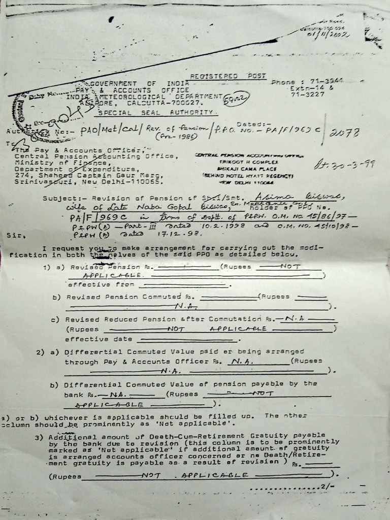 Pension Document | PDF