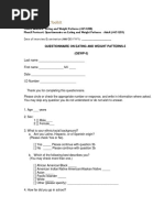 Adolescent Binge Eating Scale ADO-BED Questionnaire | PDF