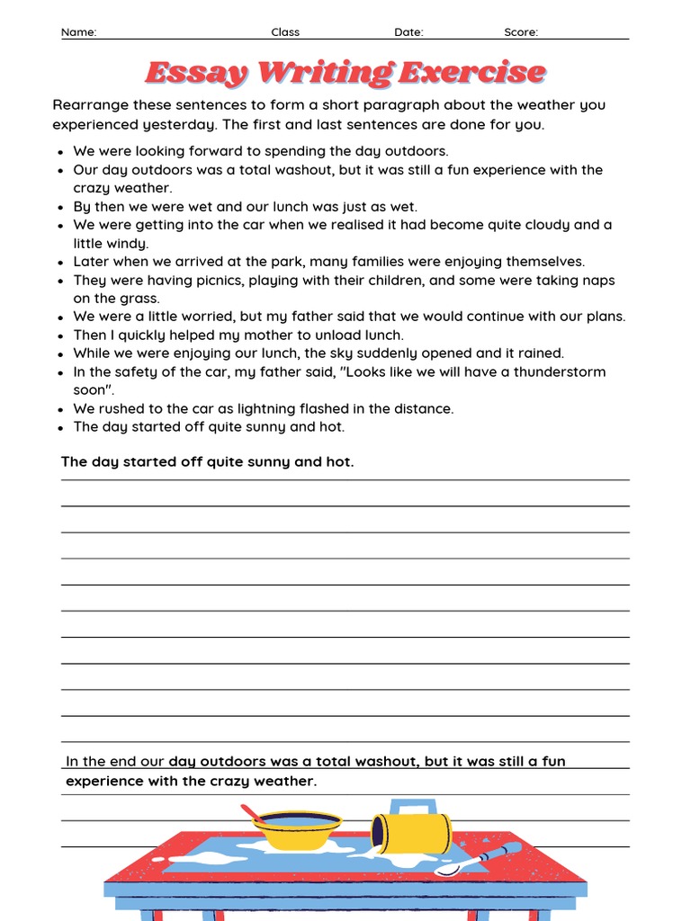 Unit 3 Essay Writing Exercise | PDF | Language Arts & Discipline