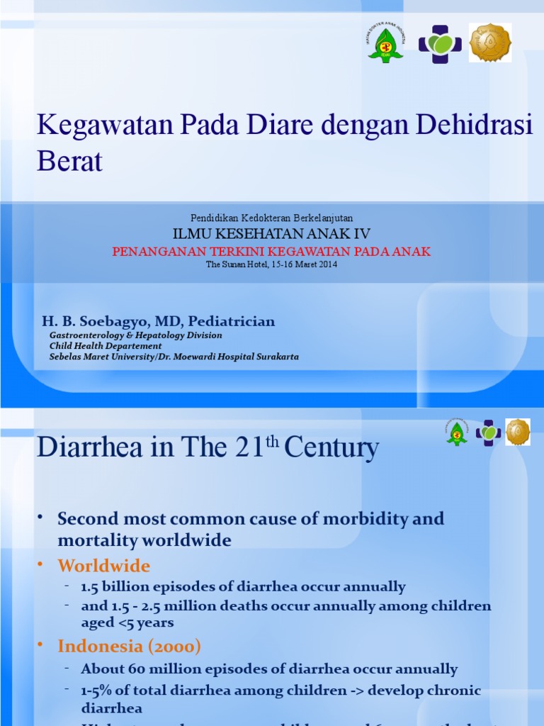 Kegawatan Pada Diare Dehidrasi Berat | PDF | Health Sciences | Diseases ...