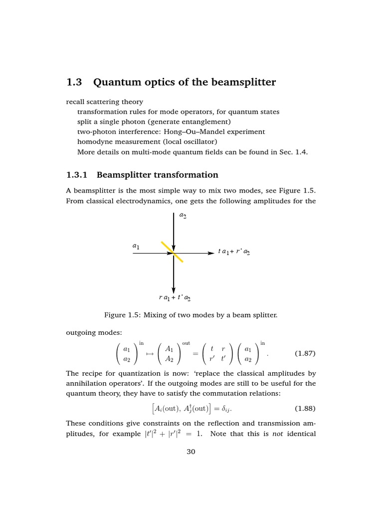 Beam Splitter | PDF | Physics | Scientific Method