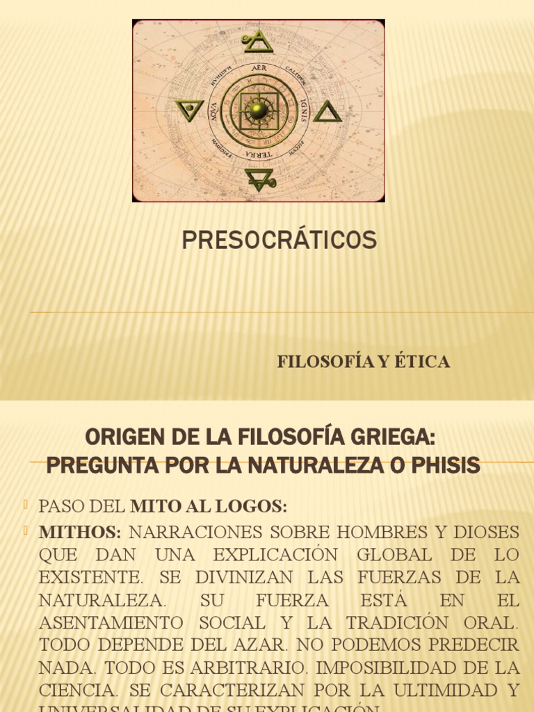 Presocráticos 2022 | PDF | Metafísica
