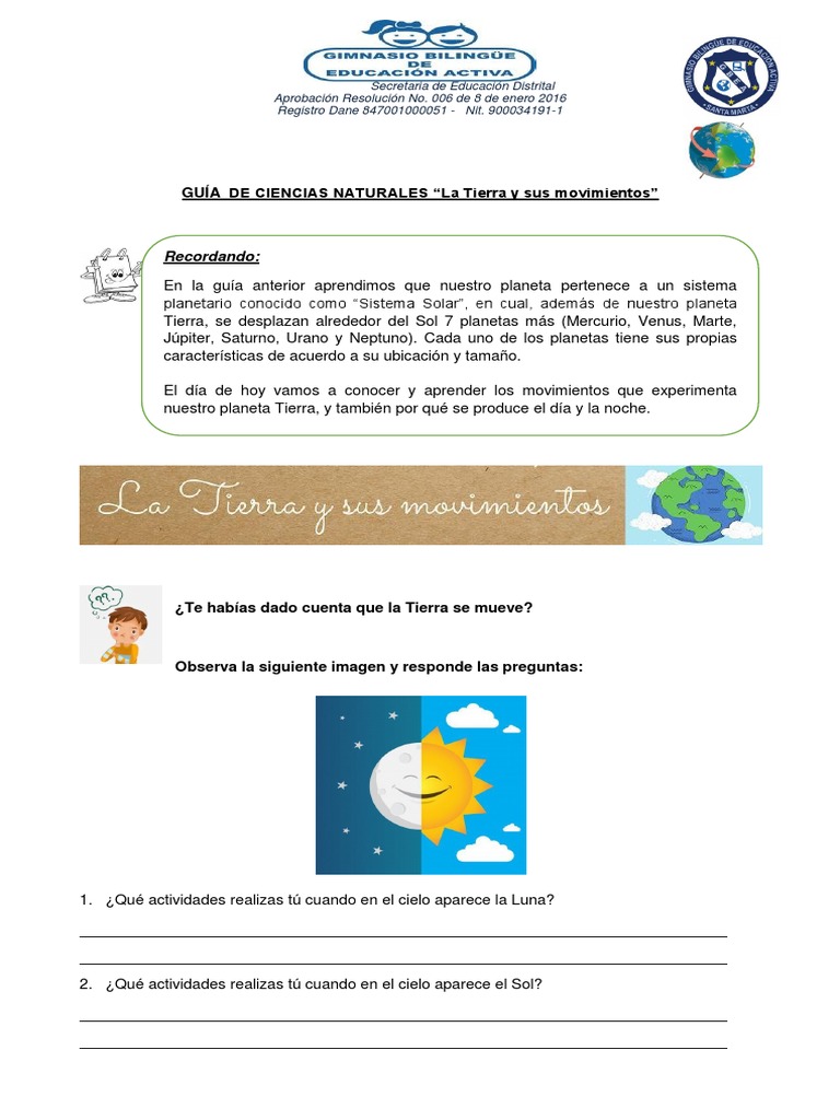 Ciencias-Naturales - LA TIERRA CUARTO GRADO | Descargar gratis PDF ...