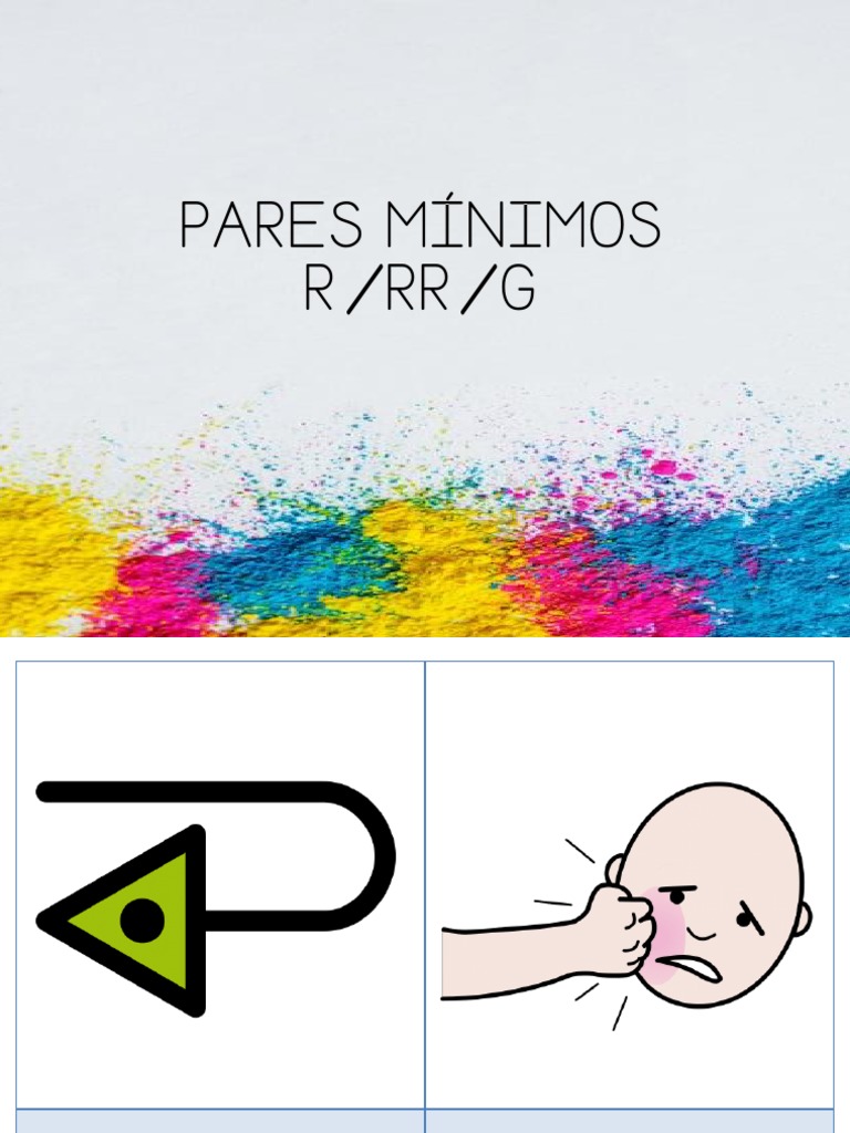 Pares Mínimos en Español: Ejemplos | PDF