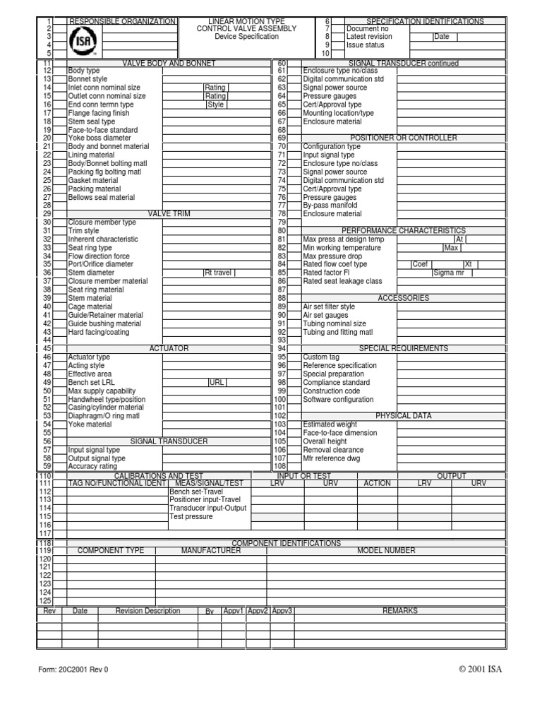 Isa Tr20 00 01 2001 Pdf Valve Gas Technologies