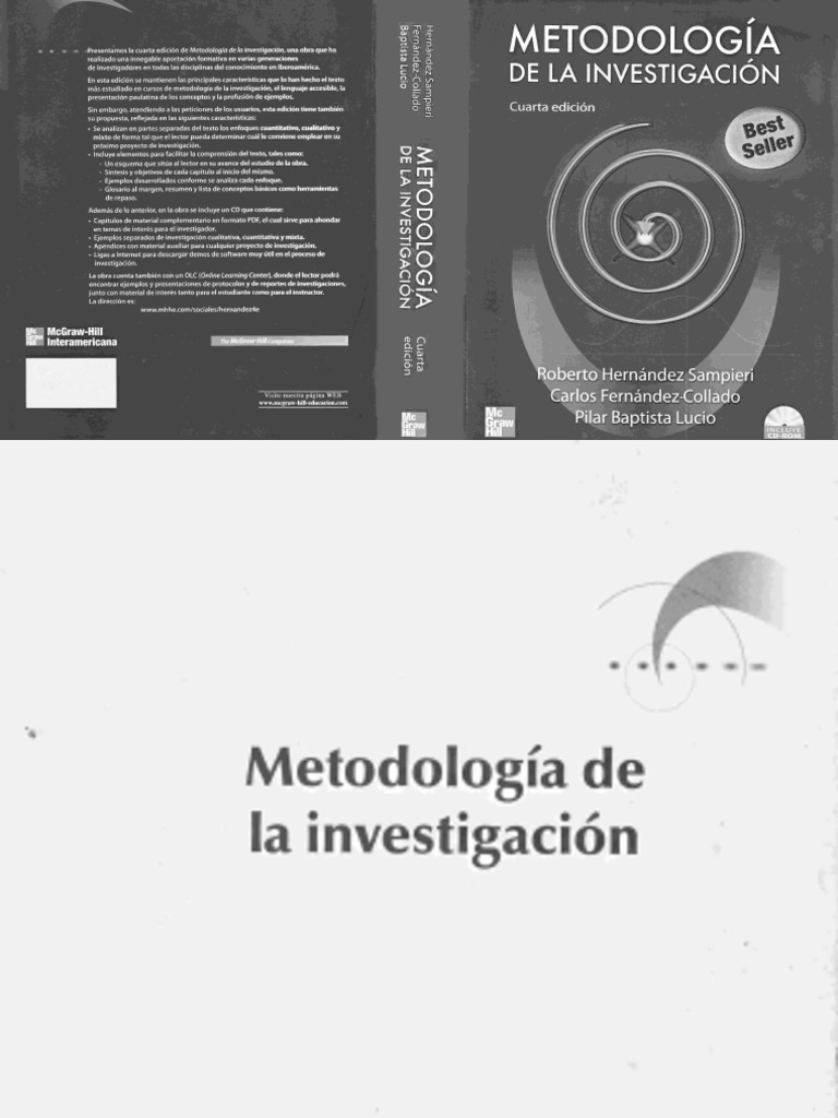 Metodologia de La Investigacion Hernandez Fernandez Batista 4ta Edicion ...