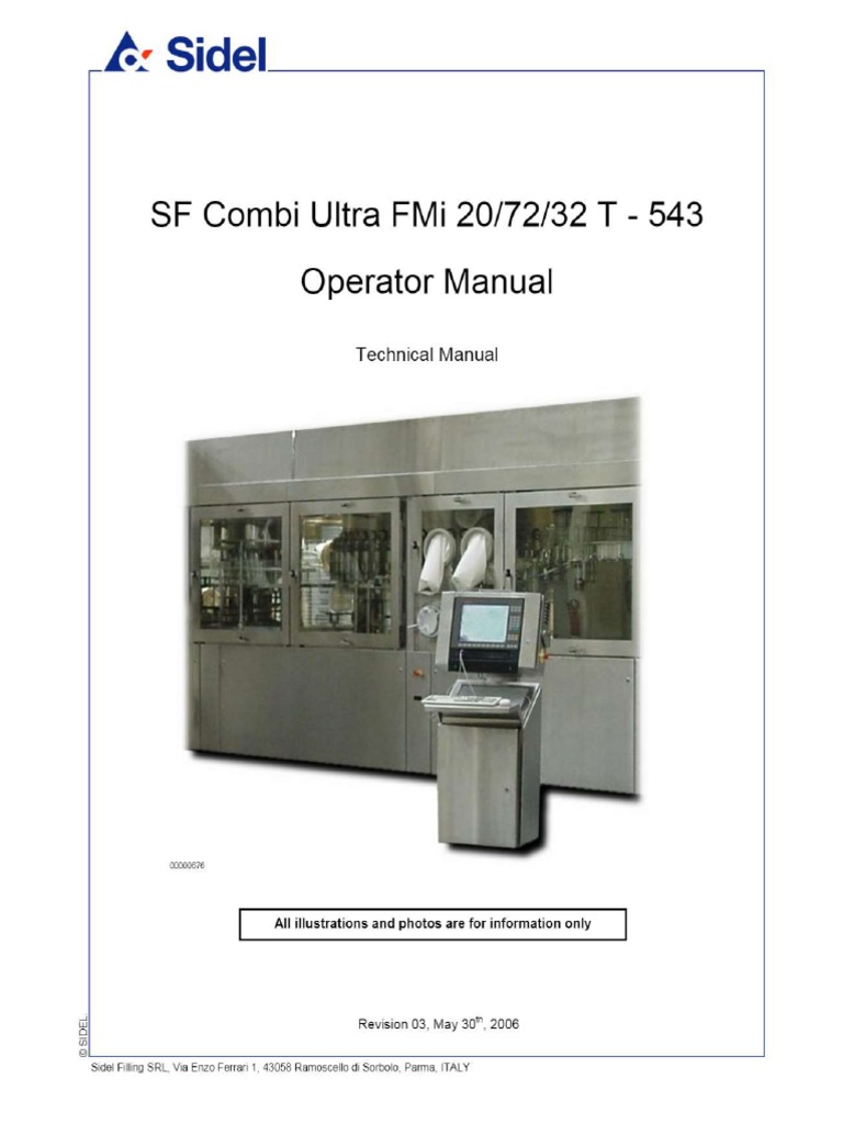 Sidel Filler User | PDF