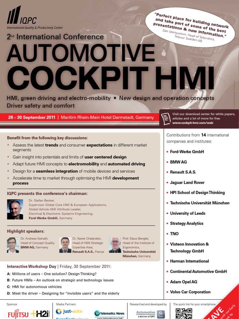Automotive Cockpit HMI | PDF | Car | Human Factors And Ergonomics