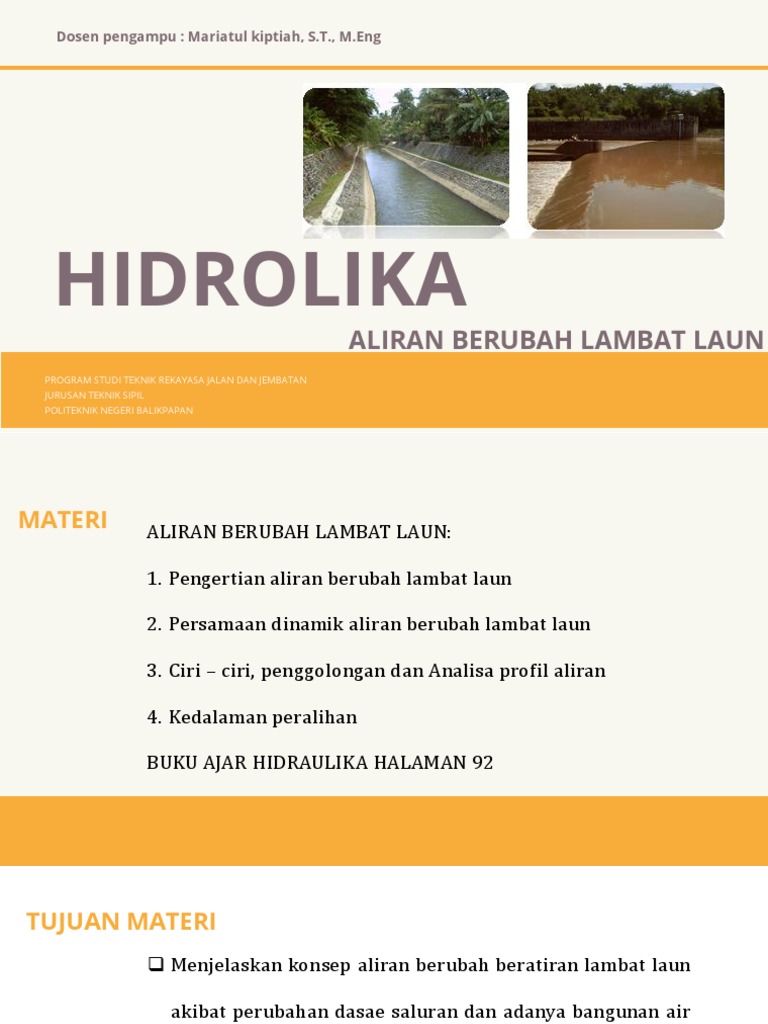 Aliran Berubah Lambat Laun (ABLL) | PDF | Sains & Matematika