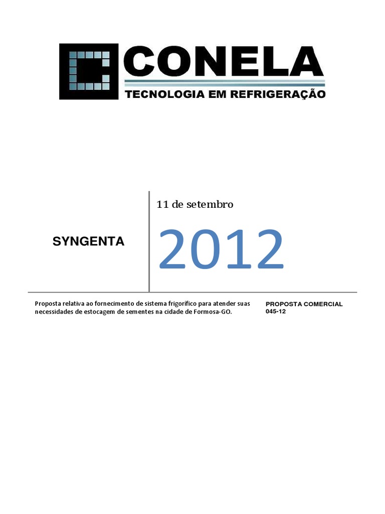045 12 Syngenta Formosa Go | PDF | Refrigeração | Geladeira
