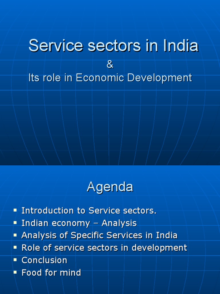 Service Sector Growth in India Analysis | PDF | Economic Growth ...