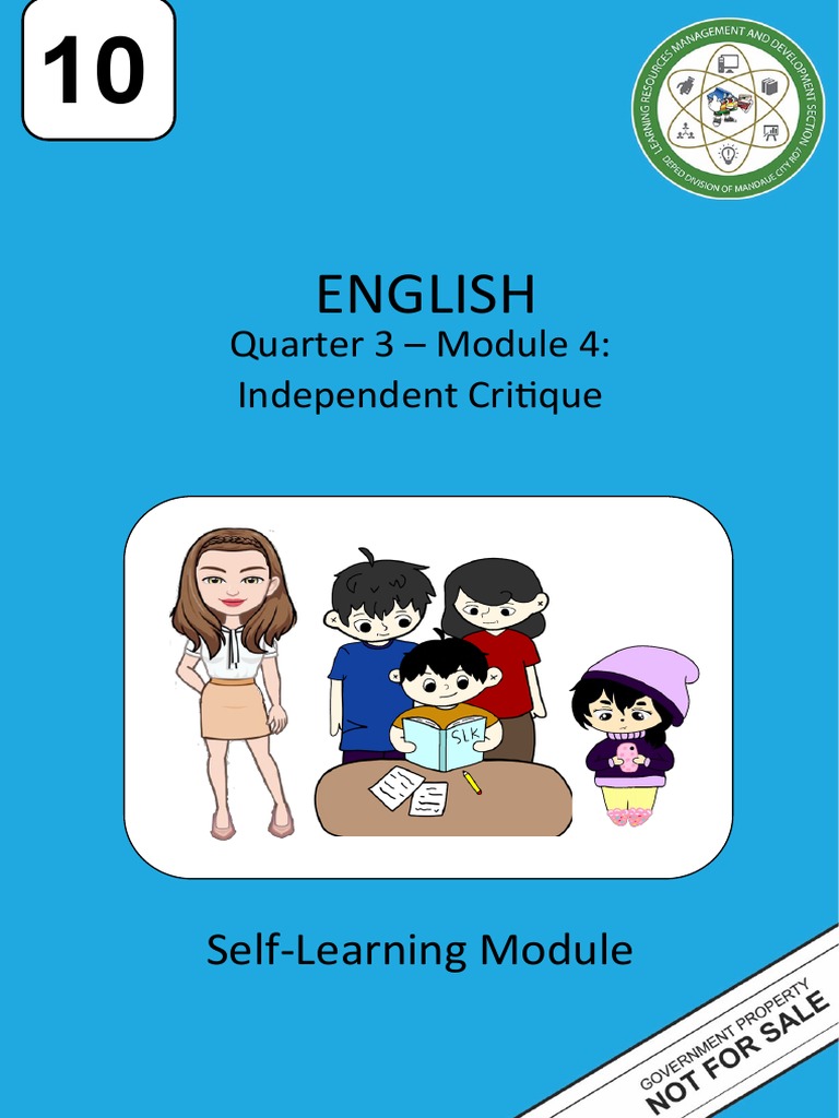 English: Self-Learning Module | PDF | Learning | Evaluation