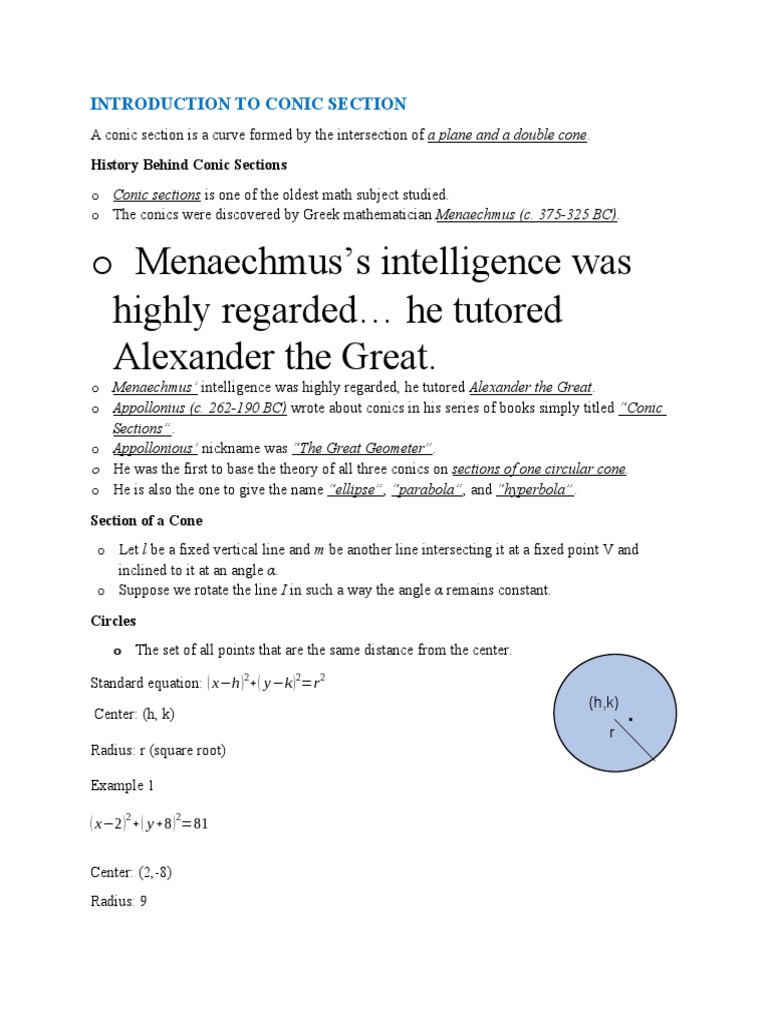 O Menaechmus's Intelligence Was Highly Regarded He Tutored Alexander ...