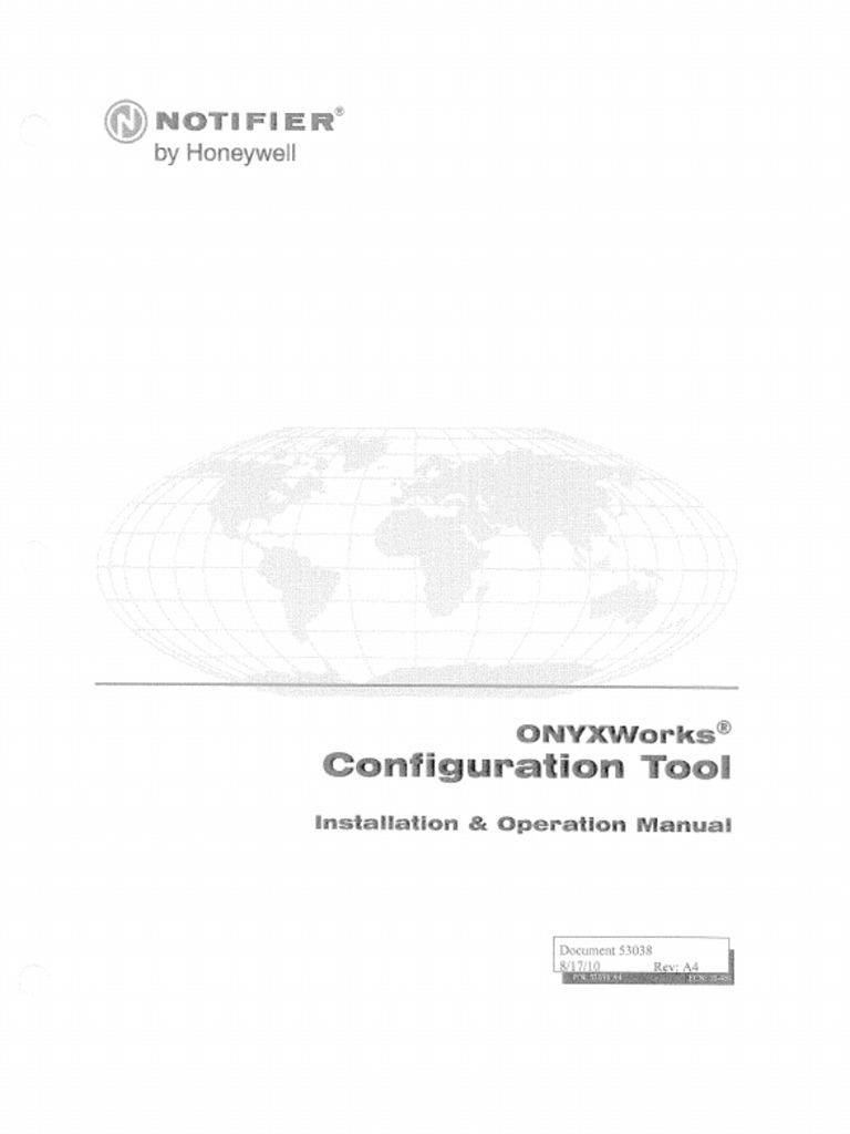 ONYXWorks Configuration Tool I & OM | PDF