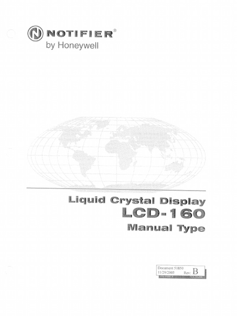 Liquid Crystal Display LCD-160 Manual Type | PDF